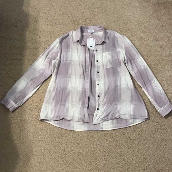 True Craft | Tops | True Craft Lilac Flannel | Poshmark